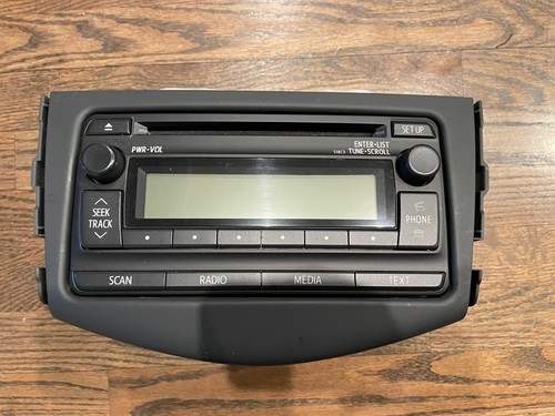 2009-2012 Toyota Rav 4 Single Disc CD Player Radio Media Receiver OEM ...
