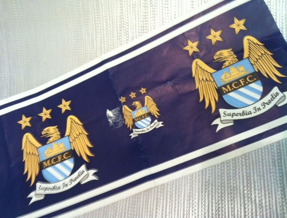 Wallpaper Manchester City Flag