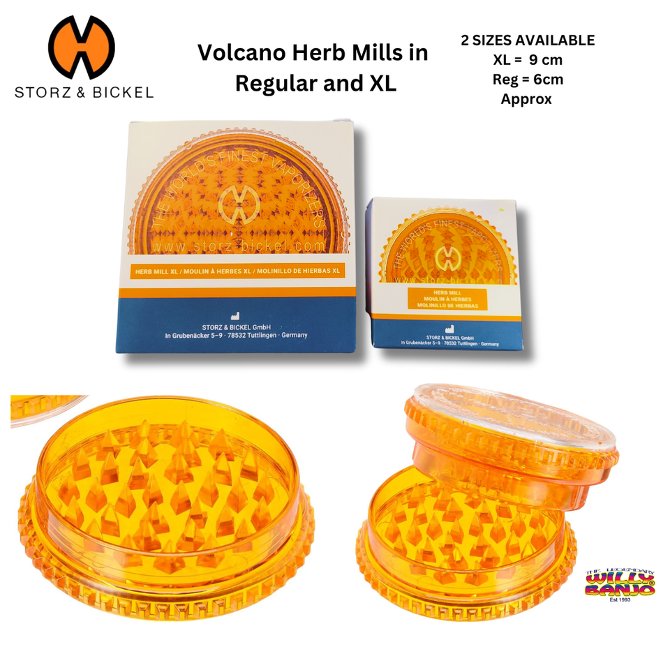 XL or Regular Volcano Herb Grinder No magnet,inc storage compartment ...