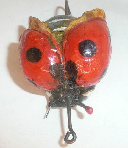 Colorful Vintage Folk Art Ladybug Fishing Lure Excellent Condition | eBay