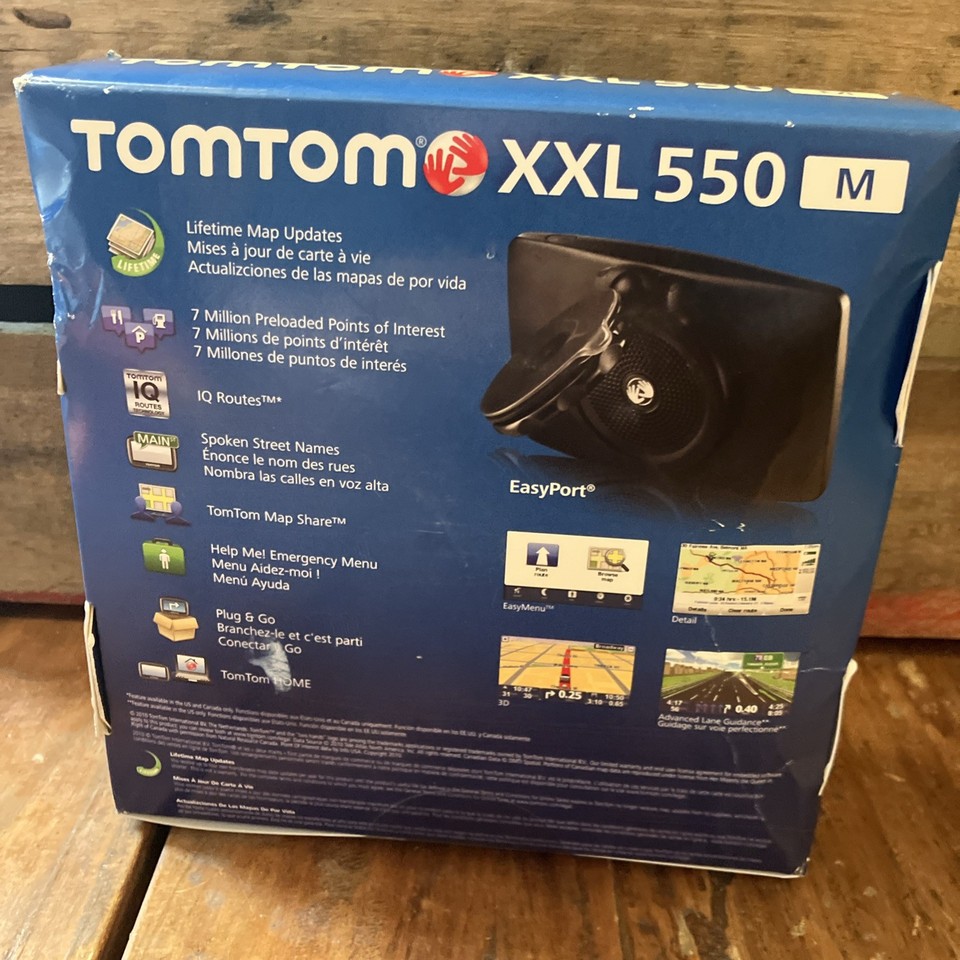 TomTom XXL 550 M GPS Navigator New in Box Lifetime Maps 636926039888| eBay