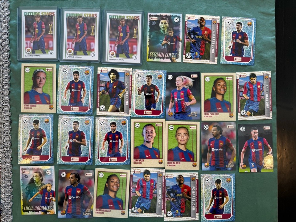 Barcelona Auto La Liga Lot Of Cards | eBay