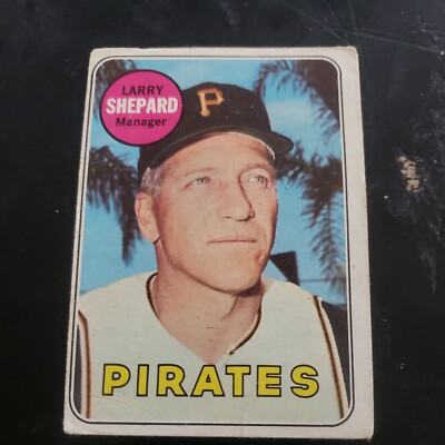 1969 TOPPS BASEBALL CARD PITTSBURGH PIRATES #384 LARRY SHEPARD | eBay