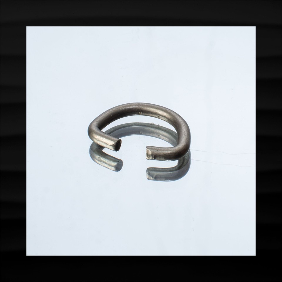 COACH REPLACEMENT SILVER NICKEL METAL D RING HARDWARE VINTAGE HANDBAG ...