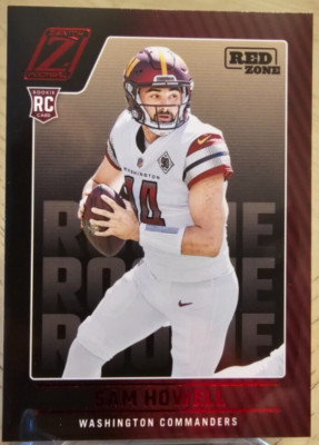 2022 Panini Zenith Sam Howell Red Zone RC #105 Washington Commanders | eBay