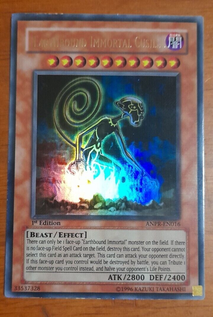 Yugioh beast cards: Earthbound immortal Cusillu Ultra rare, giant rat ...