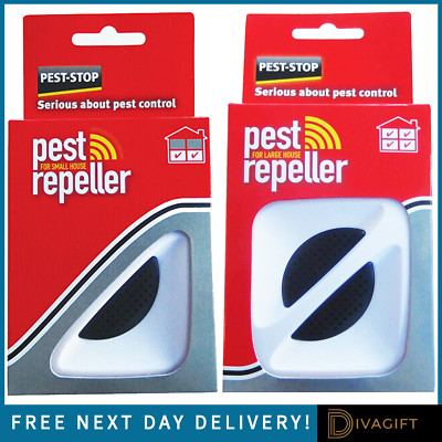 PEST REPELLER FOR SMALL LARGE HOUSE MOUSE RAT RODENT PLUG IN DEVICE UK ...
