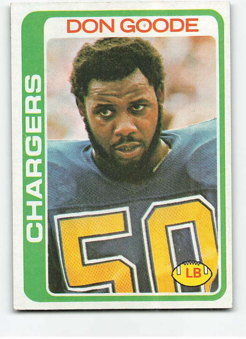 1978 Topps #279 Don Goode EX Excellent Chargers 115163 | eBay