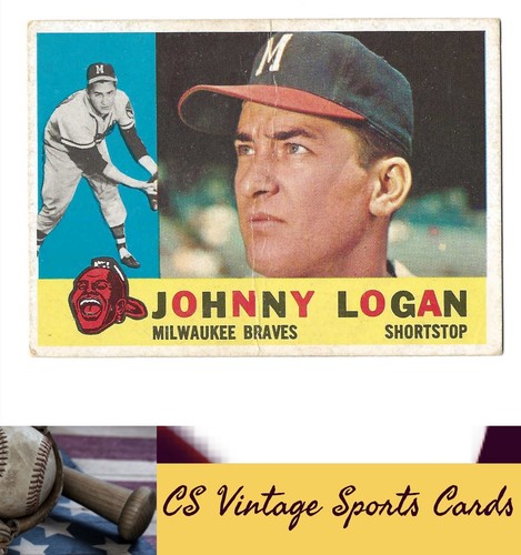 1960 Topps #205 Johnny Logan | eBay