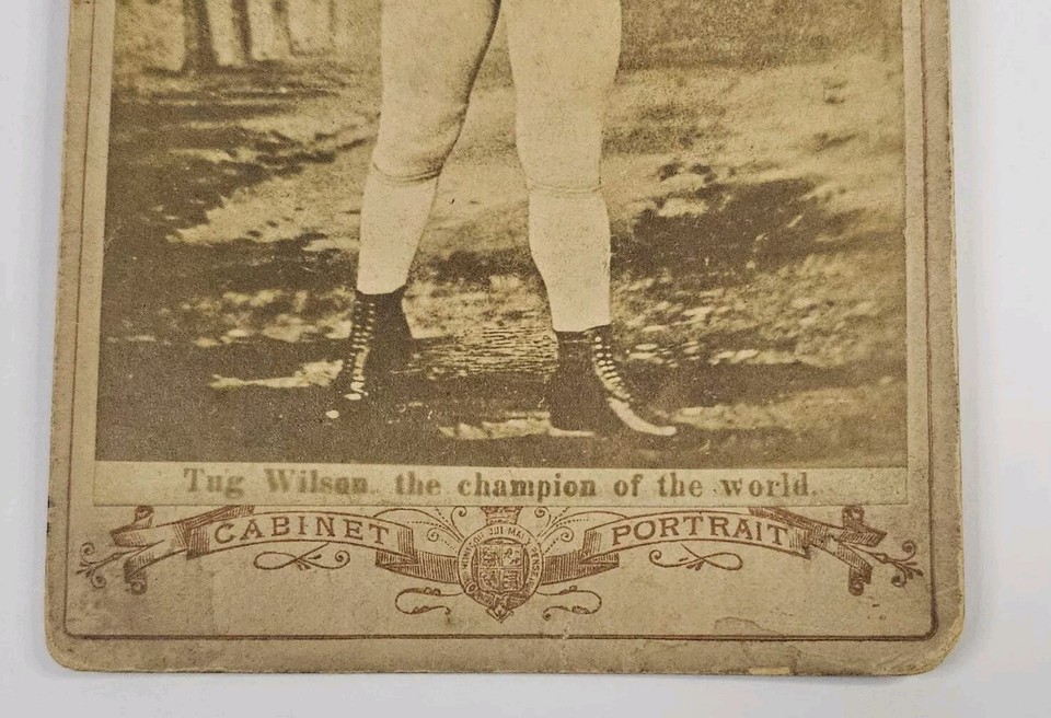 Tug Wilson 19th Century Heavyweight Boxing Champion Original Cabinet ...