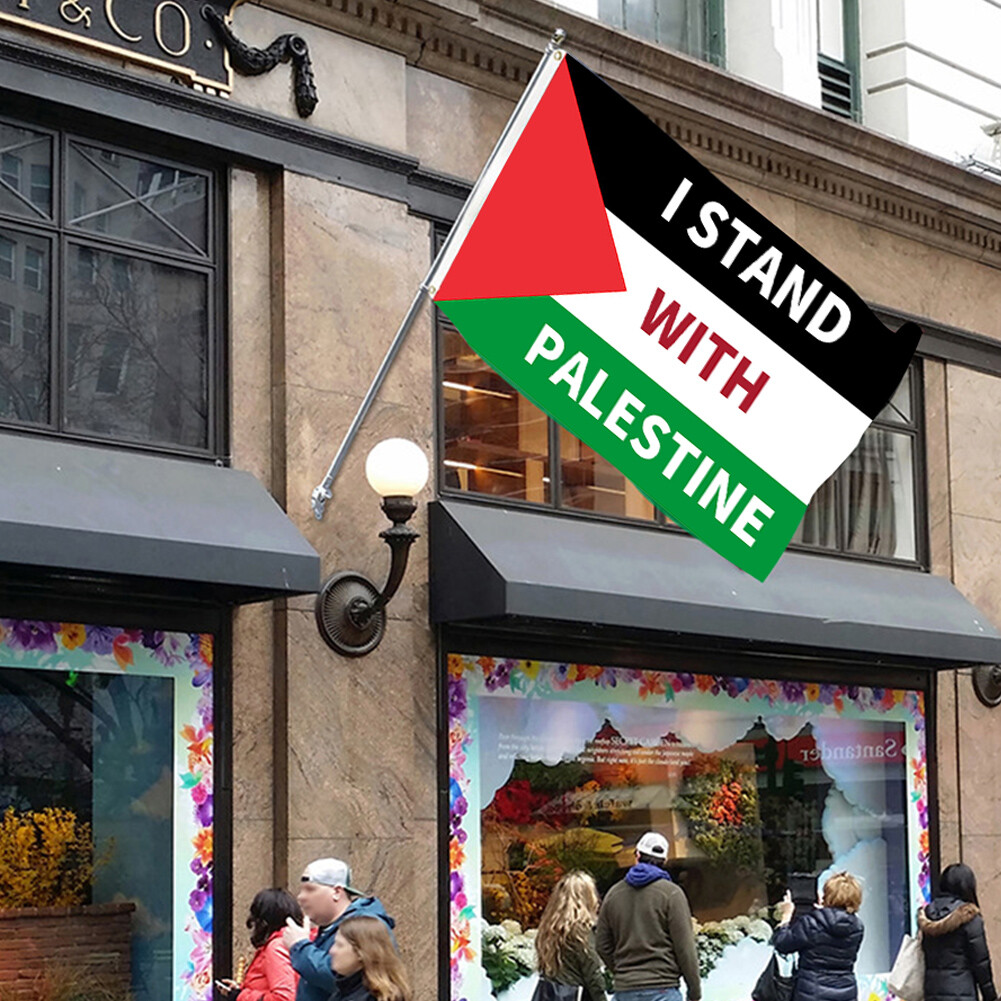 Decorative Flag Double Stitching Hanging Square Flag for Patriots ...