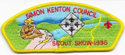 Simon Kenton Council Strip 1995 Scout Show CSP SAP Boy Scout of America ...
