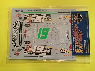 Slixx 1893 #19 Dodge Power Days 2003-Jeremy Mayfield 1/24 Nascar decal ...