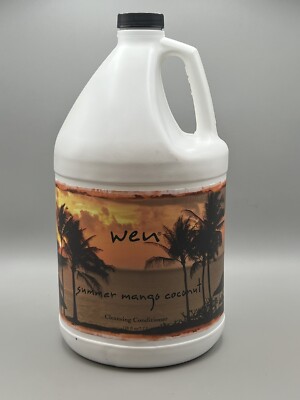 Wen By Chaz Dean Summer Mango Coconut Cleansing Conditioner Gallon 60% ...
