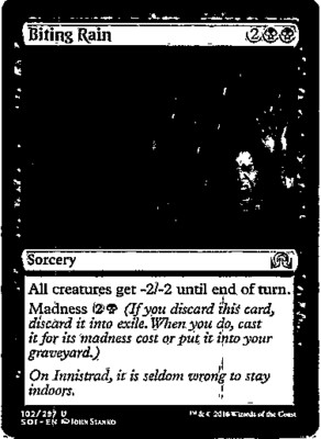 Biting Rain Magic The Gathering Shadows Over Innistrad Light Play | eBay