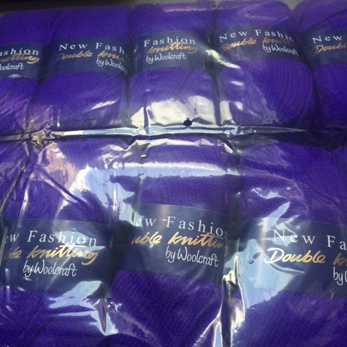 Woolcraft DK Wool Yarn New Fashion Double Knit Knitting & Crochet PACKS ...