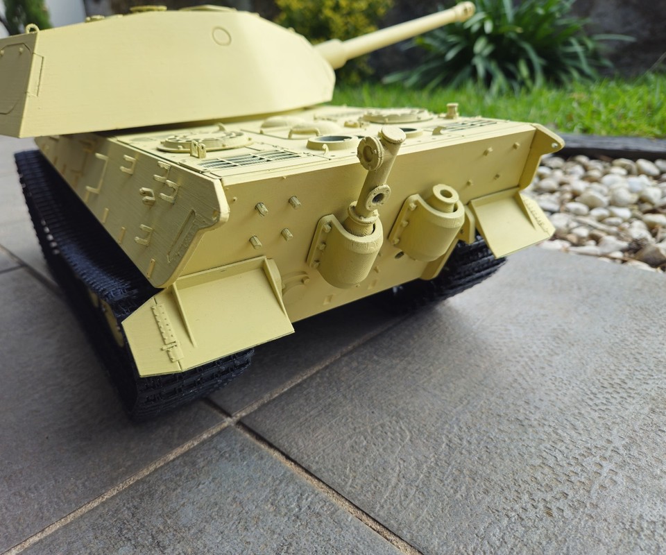 1/16 3d print tank rc without system unpainted King TIger V2 | eBay