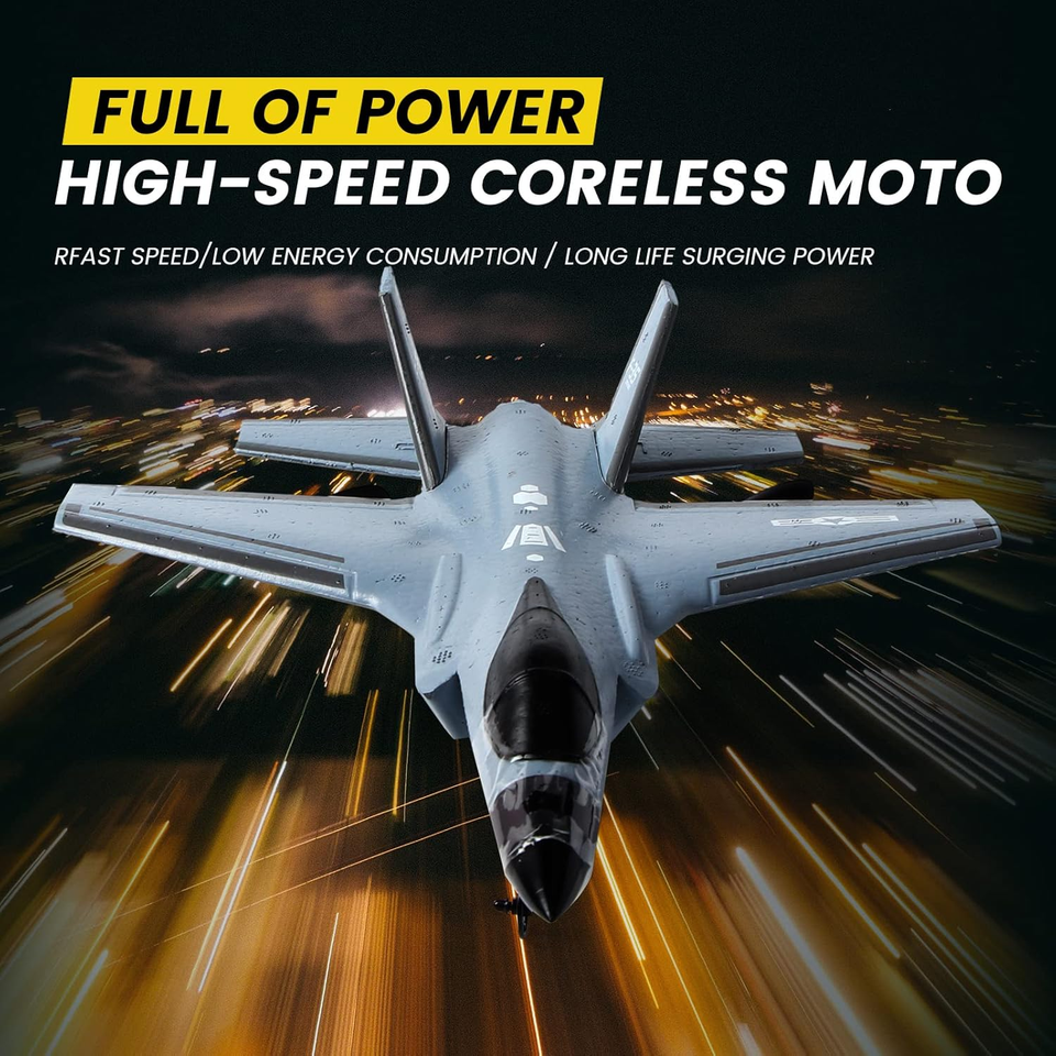 RC Plane, F-35 RC Airplane Ready to Fly, 2 Channel 2.4Ghz Remote ...