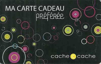 RARE / CARTE CADEAU - CACHE CACHE / VETEMENT FEMME FEMININ MODE PRET A PORTER | eBay