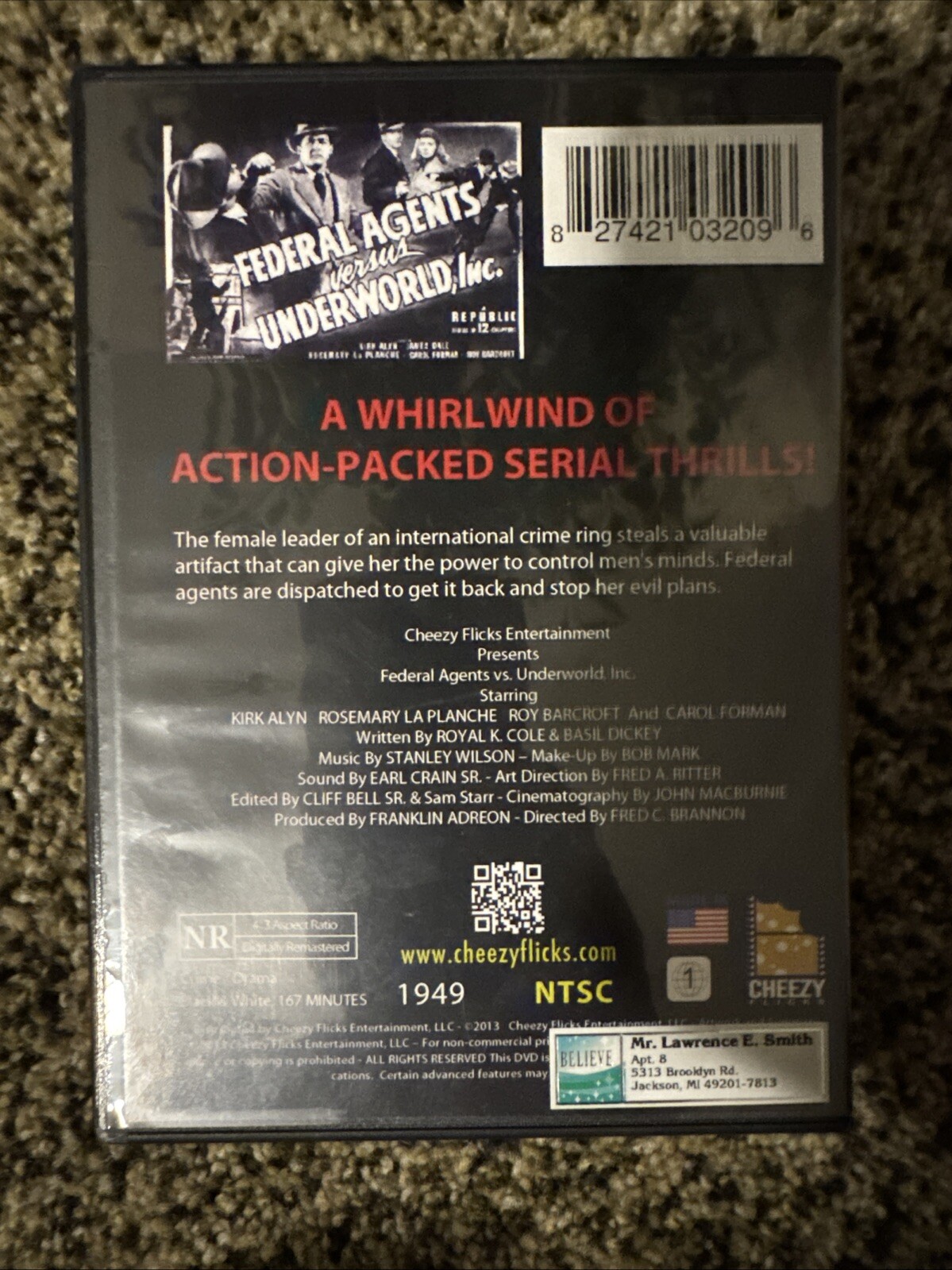 Federal Agents Vs. Underworld Inc. (DVD) for sale online | eBay
