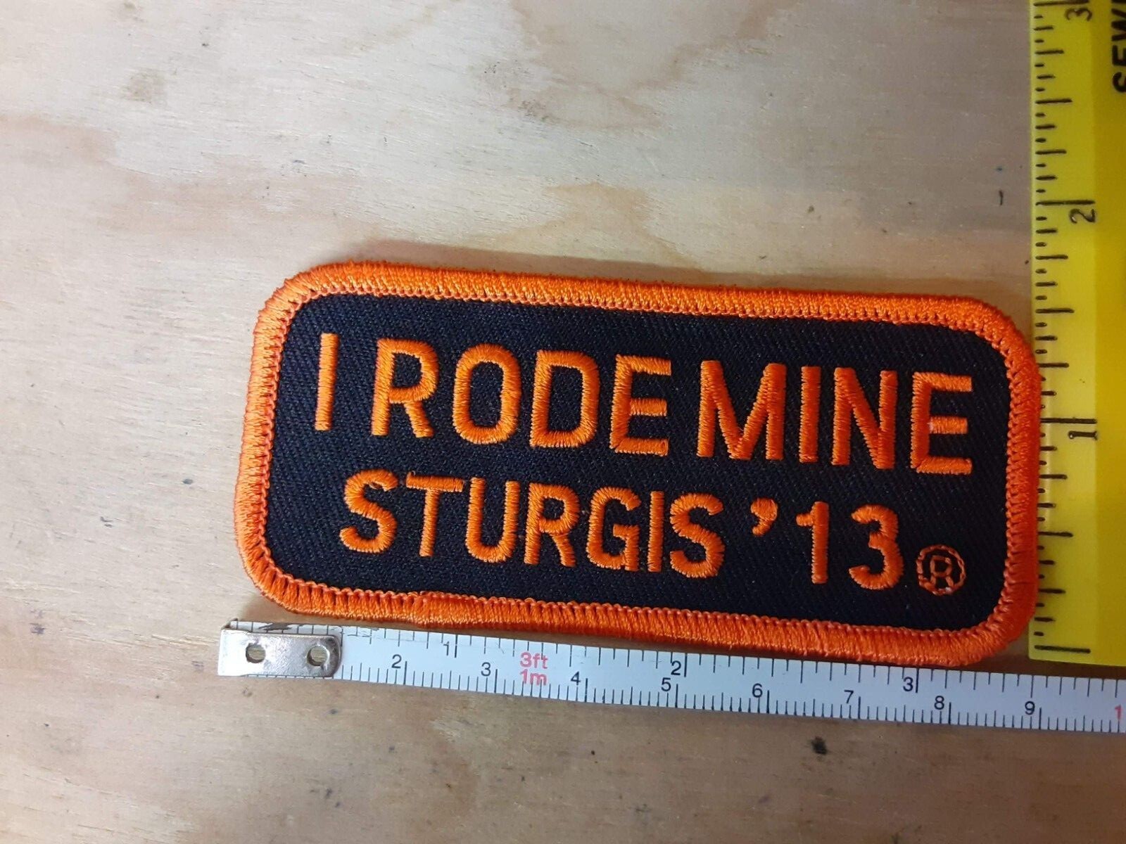 2013 "I Rode Mine" Sturgis, SD Harley MC Rally Jacket/Vest Patch 1 PC/3 ...