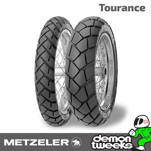 Metzeler Tourance Motorcycle Tyre Package 90/90-21 54S TT & 130/80/R17 ...