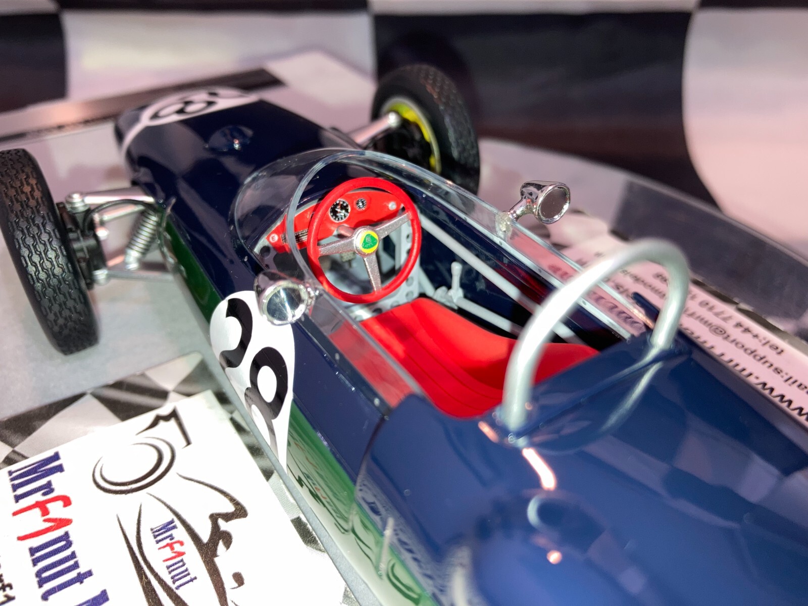 1:18 Tecnomodels TEC18182C Stirling Moss Lotus 21 Climax #28 Italian GP ...