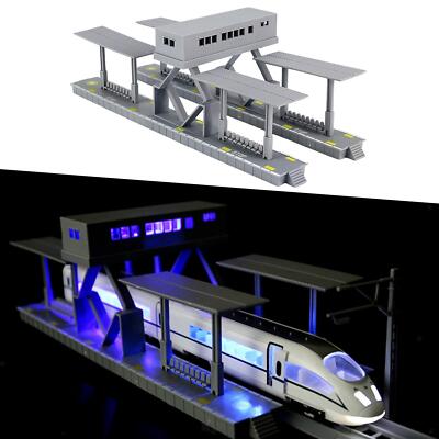 Train Track Rail Model Building Station Platform for HO Scale Landscape ...
