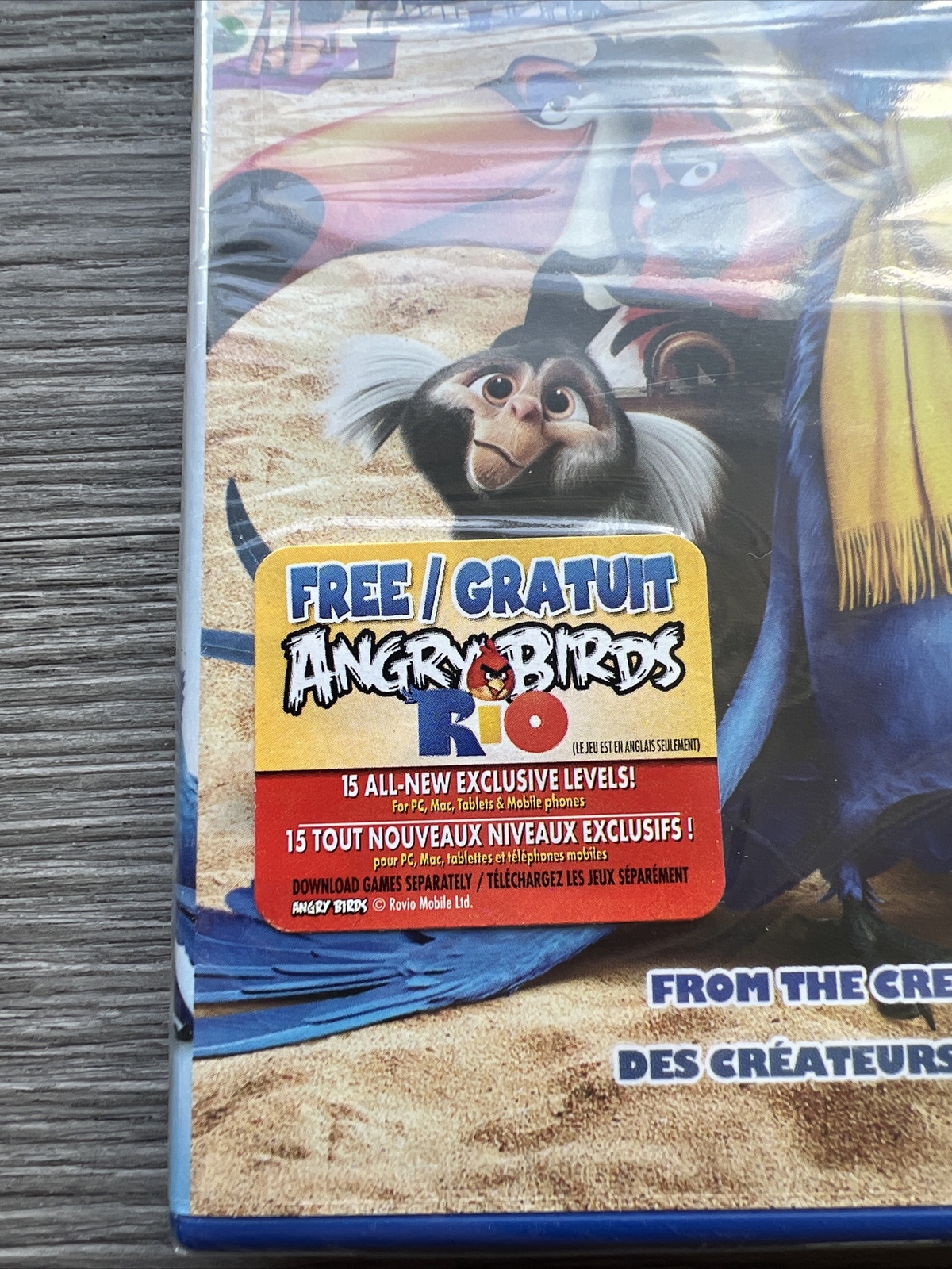 Rio - DVD (2011) - Brand New Sealed With Angry Birds Exclusive Codes ...