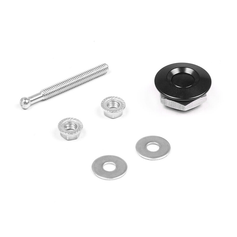 4×Push Button Quick Release Car Bumper Hood Lock Pin Clip Bonnet Latch ...