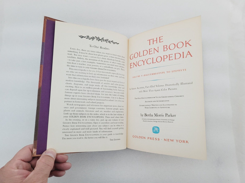 The Golden Book Encyclopedia Book 5 - Daguerreotype to Epiphyte ...