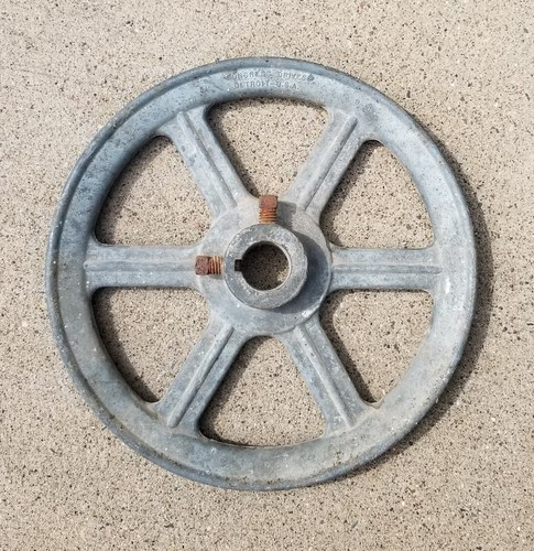 Vintage 9" metal Congress Drives Detroit - U.S.A Pulley Wheel steampunk ...
