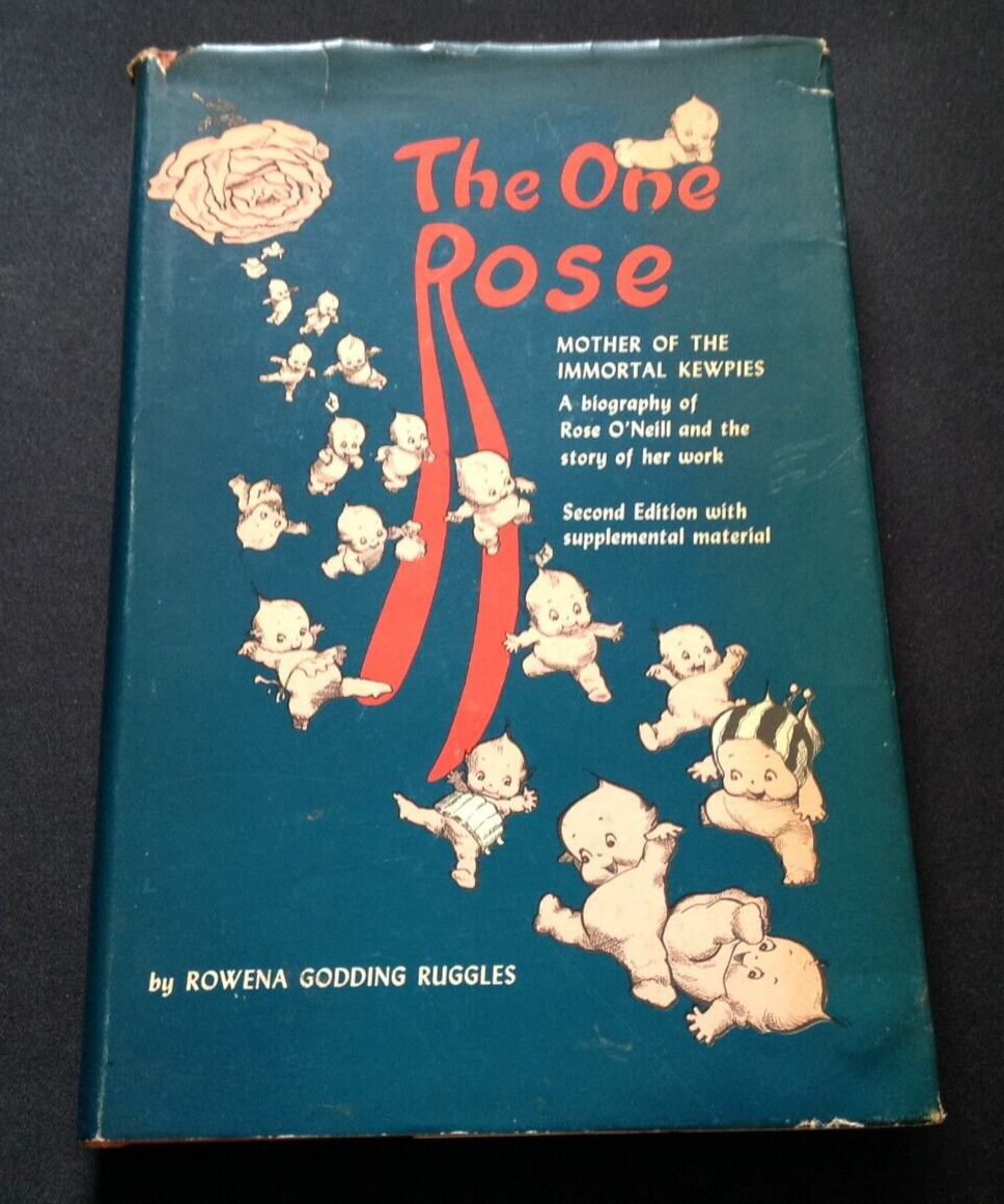 1972 Kewpie Book THE ONE ROSE by Rowena Godding Ruggles SIGNED! with ...