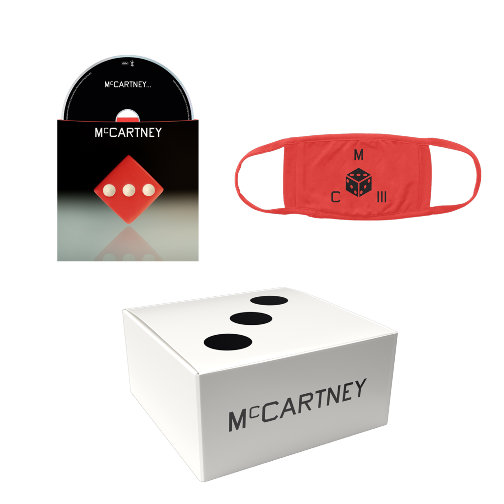 PAUL MCCARTNEY III BOX SET RED EDITION SECRET DEMO CD FACE MASK LIMITED ...