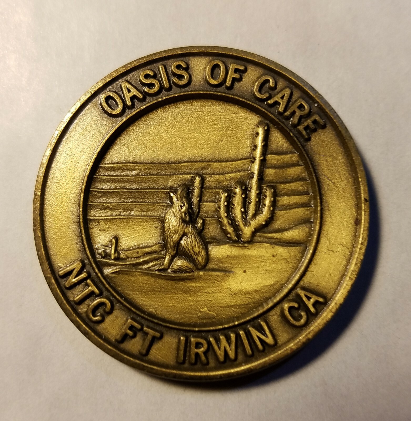 US Army NTC Ft Irwin Oasis Of Care MEDDAC Challenge Coin | eBay