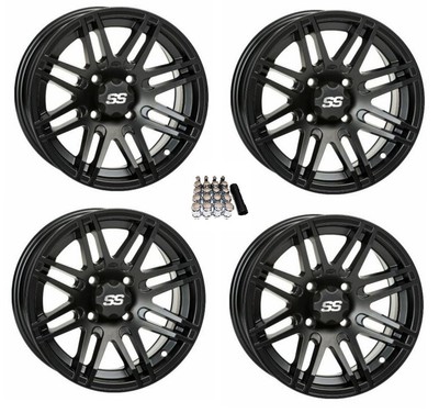 ITP SS316 UTV Wheels/Rims Matte Black 14" Textron Wildcat XX (4) | eBay