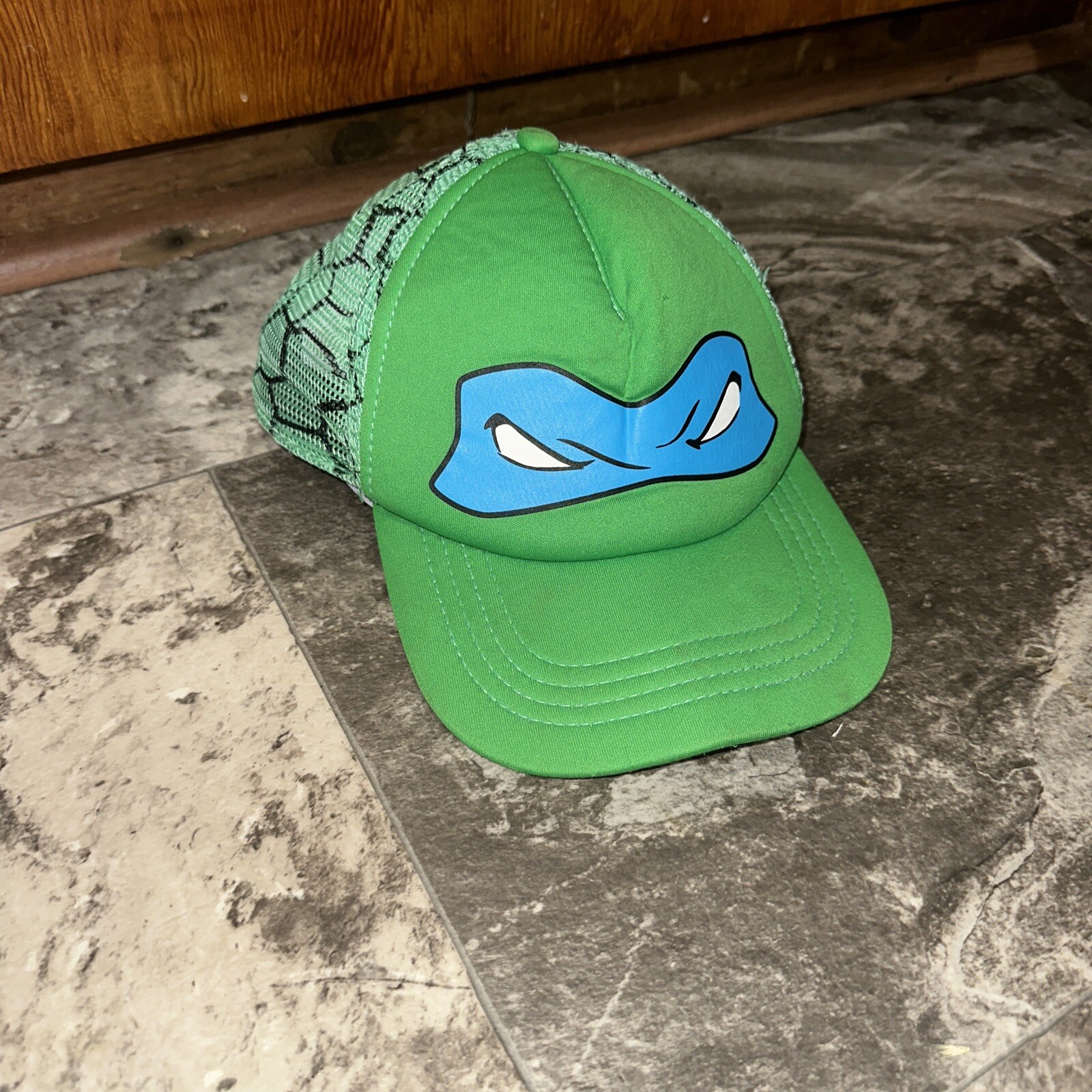 vtg TMNT Leonardo Adjustable Baseball Cap Hat ( green) hat tmnt cap ...