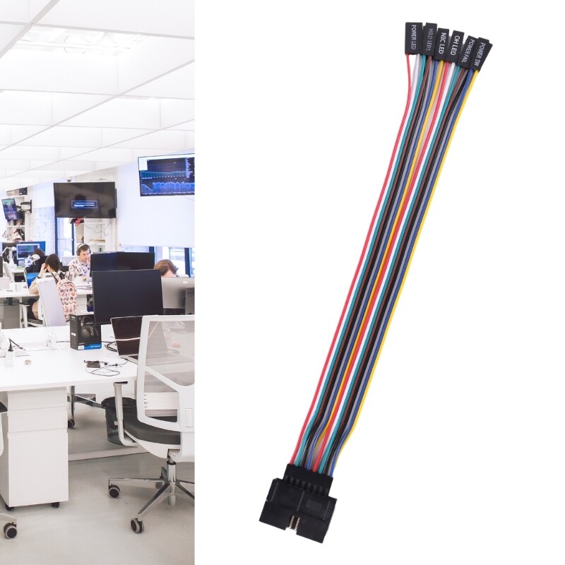 PC Host Power Switching Adapter Cable for Mainboard PC Host Front Panel ...