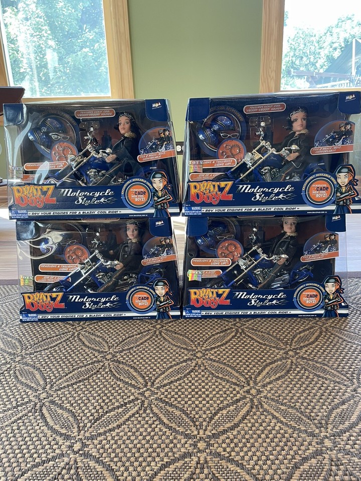 Vintage MGA Bratz Boyz Cade Motorcycle Style 2003 New Sealed Unopened ...