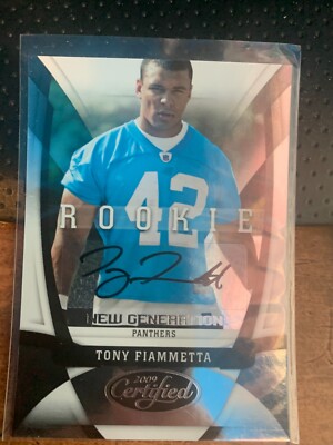 2009 Certified #197 Tony Fiammetta AUTOGRAPH /399 RC | eBay