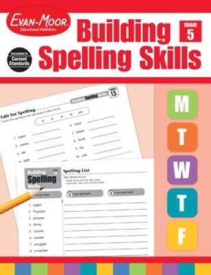 Building Spelling Skills: Grade 5 - Paperback By Evan Moor - ACCEPTABLE ...