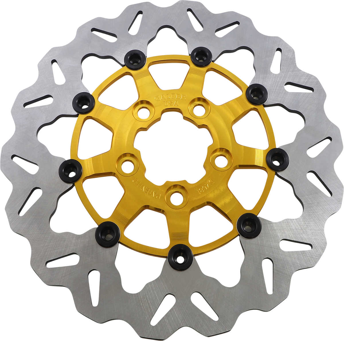 Galfer 11.8 Gold Floating Wave Rear Brake Rotor Dyna Super Glide 00-10 ...