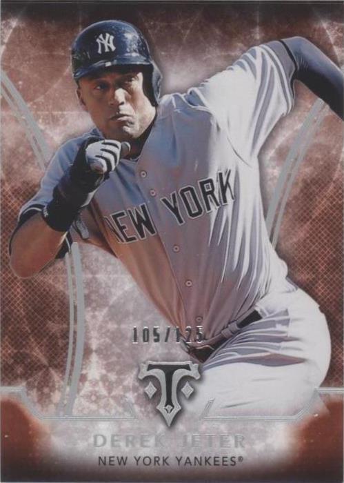 2015 Topps Triple Threads - Derek Jeter #100 Amber /125 for sale online ...