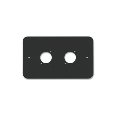 83511-RC - 2X XLR AV PLATE, 2 GANG , BLACK | eBay UK