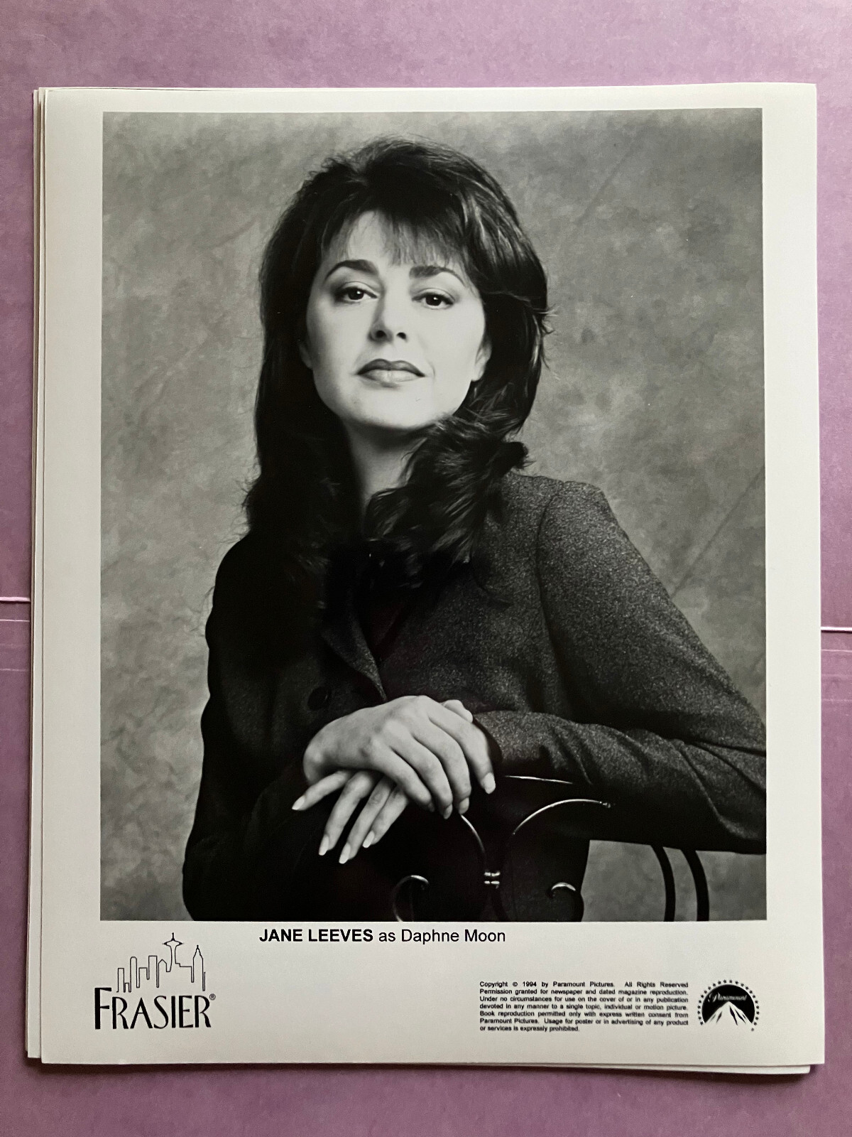 Jane Leeves 1994 Frasier , original vintage press headshot photo | eBay