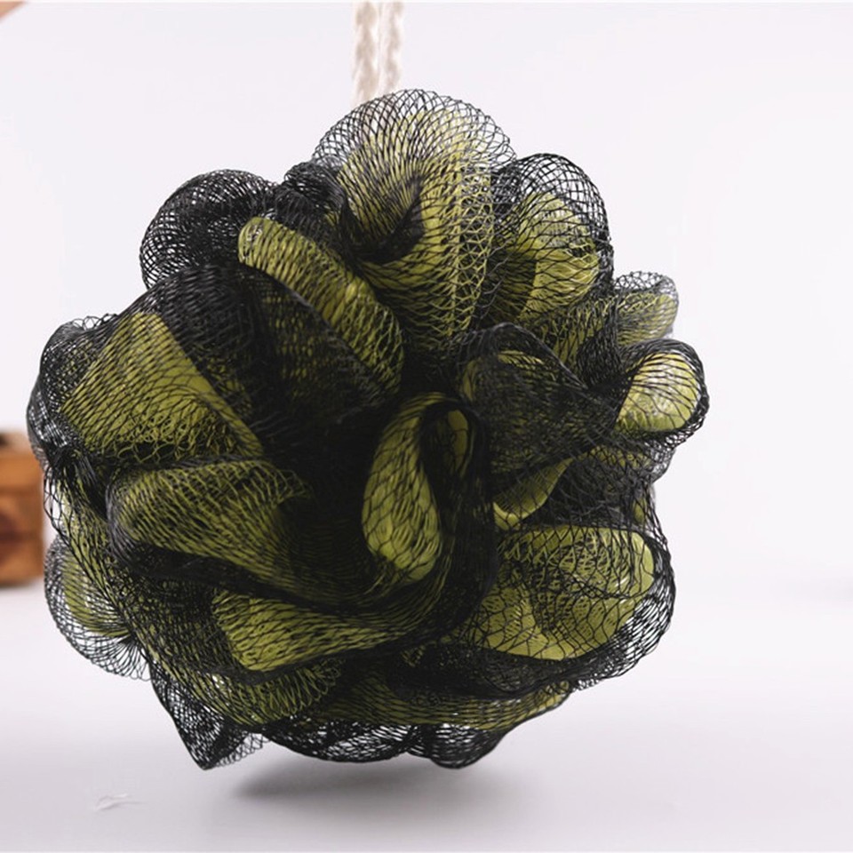5Pcs Mesh Pouf Bath Sponge Loofahs Large Mesh Exfoliating Shower Ball ...