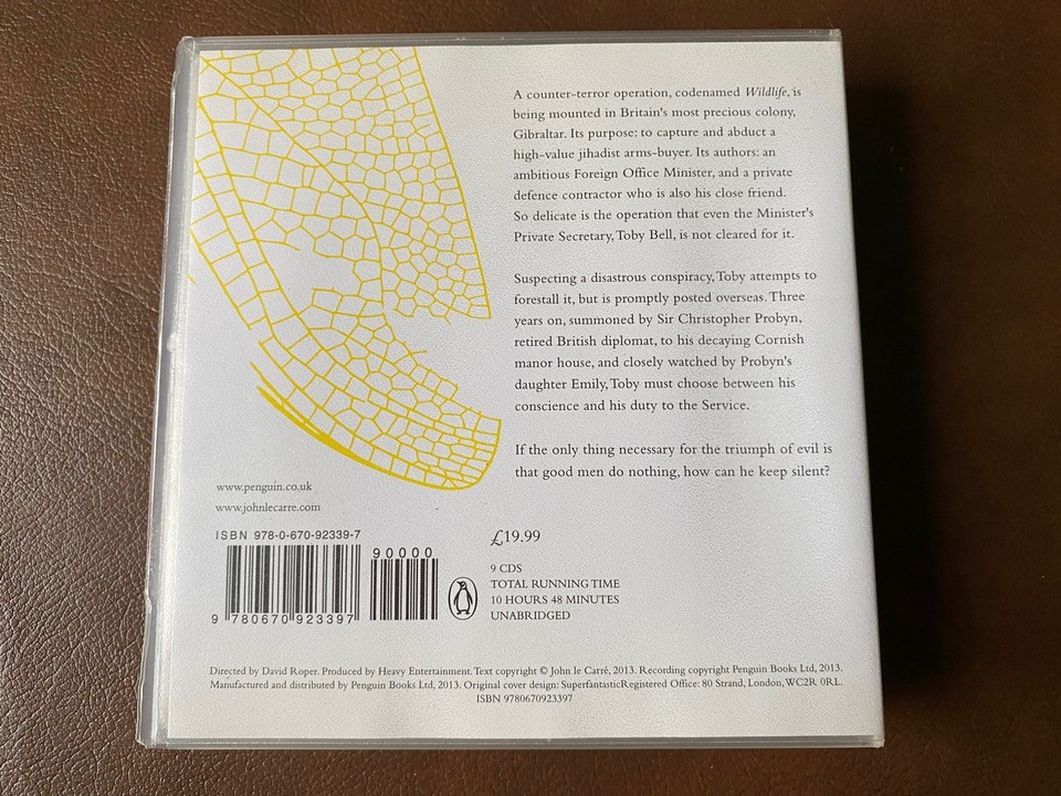 9 CD AUDIO BOOK - A DELICATE TRUTH - John Le Carre [Unabridged] | eBay UK