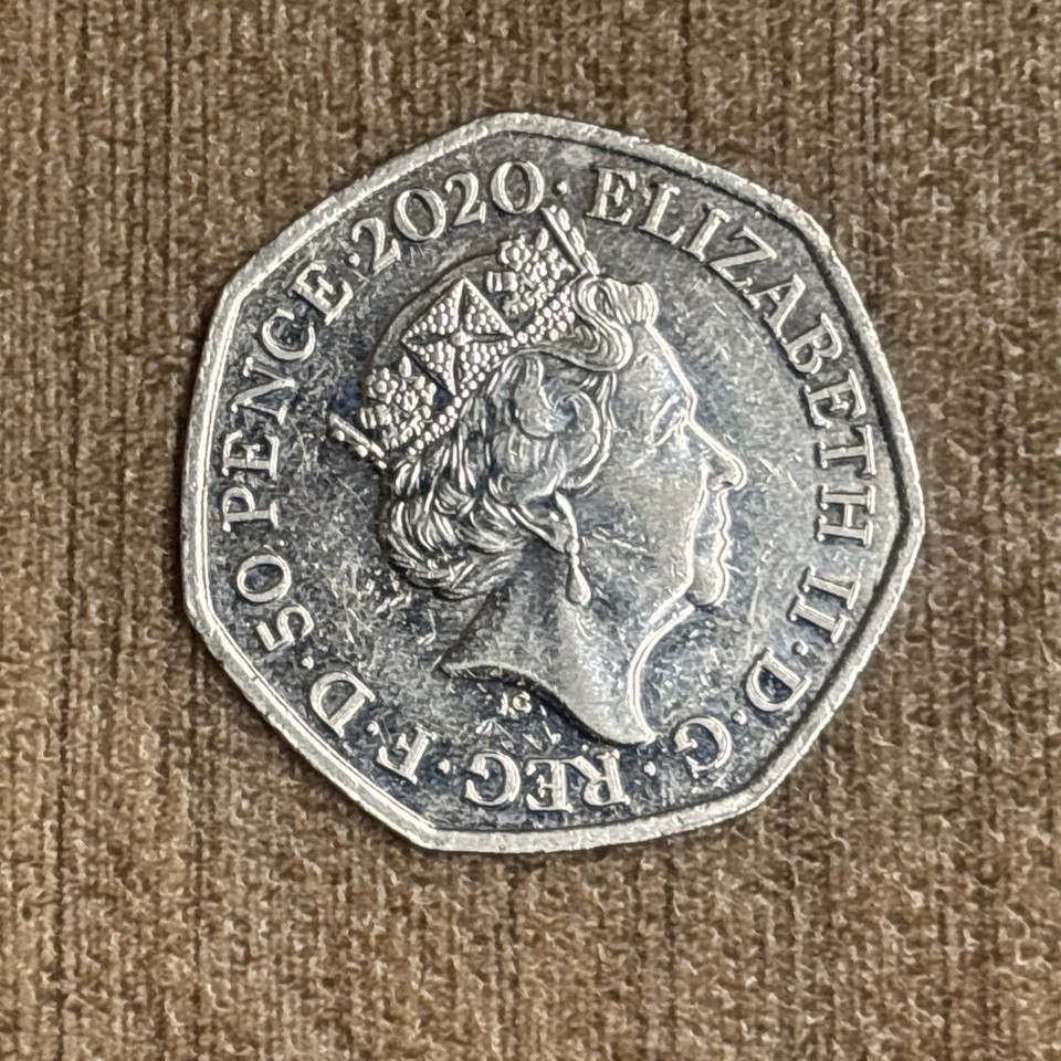 VERY RARE, (BREXIT) 50p coin Peace prosperity and friendship with all ...