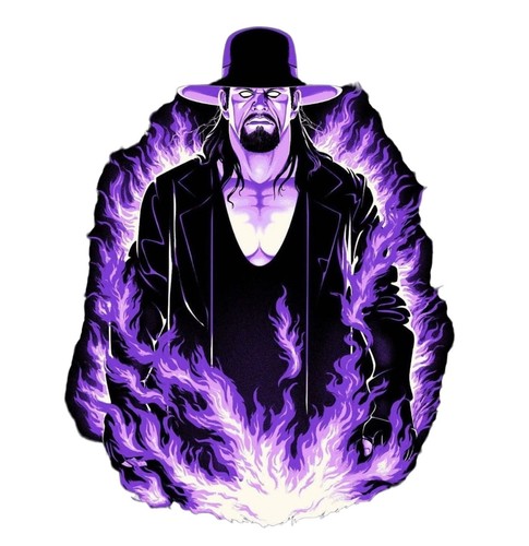 WWE The Undertaker Wrestling Water Resistant Sticker WWF WCW AEW | eBay