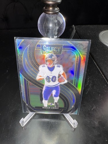 Isaiah Likely Silver Prizm Premier Level 2024 Panini Select #161 Ravens ...